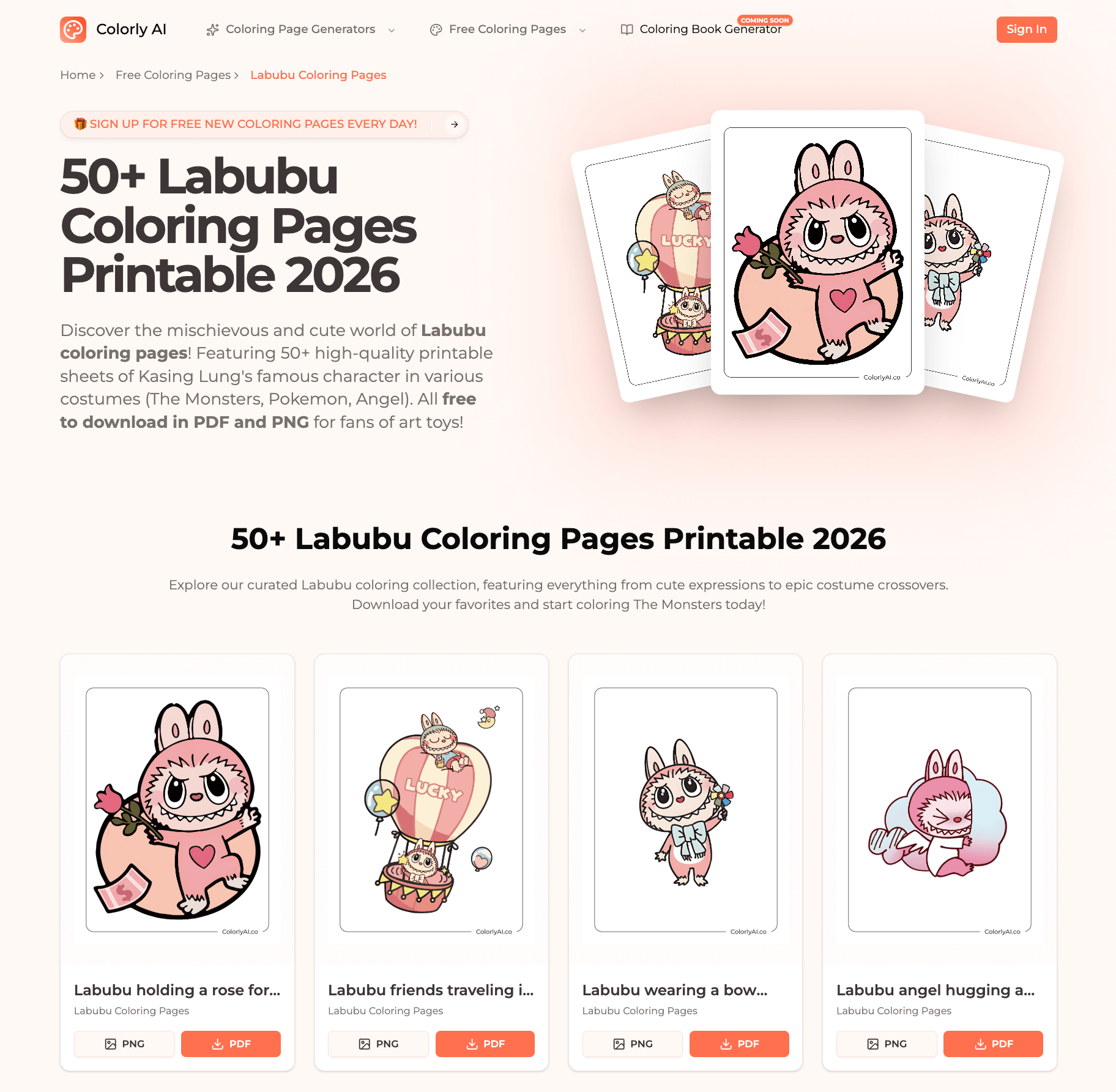 Free Printable Coloring Pages - PDF Download | ColoringFam